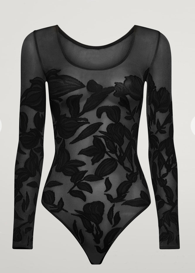 Wolford Body Tattoo String Bodysuit 78312 – From Head To Hose